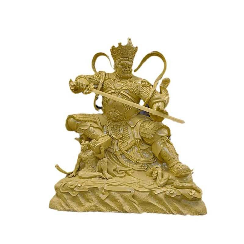 A Set Of Brass Statues Of The Four Heavenly Kings, Holding The Four ...