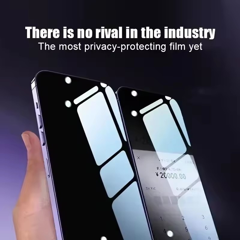 Clear Privacy Tempered Glass Easy Install For Huawei Pura 70 P50 P50E P40 P30 Mate 60 50 50E 30 ...