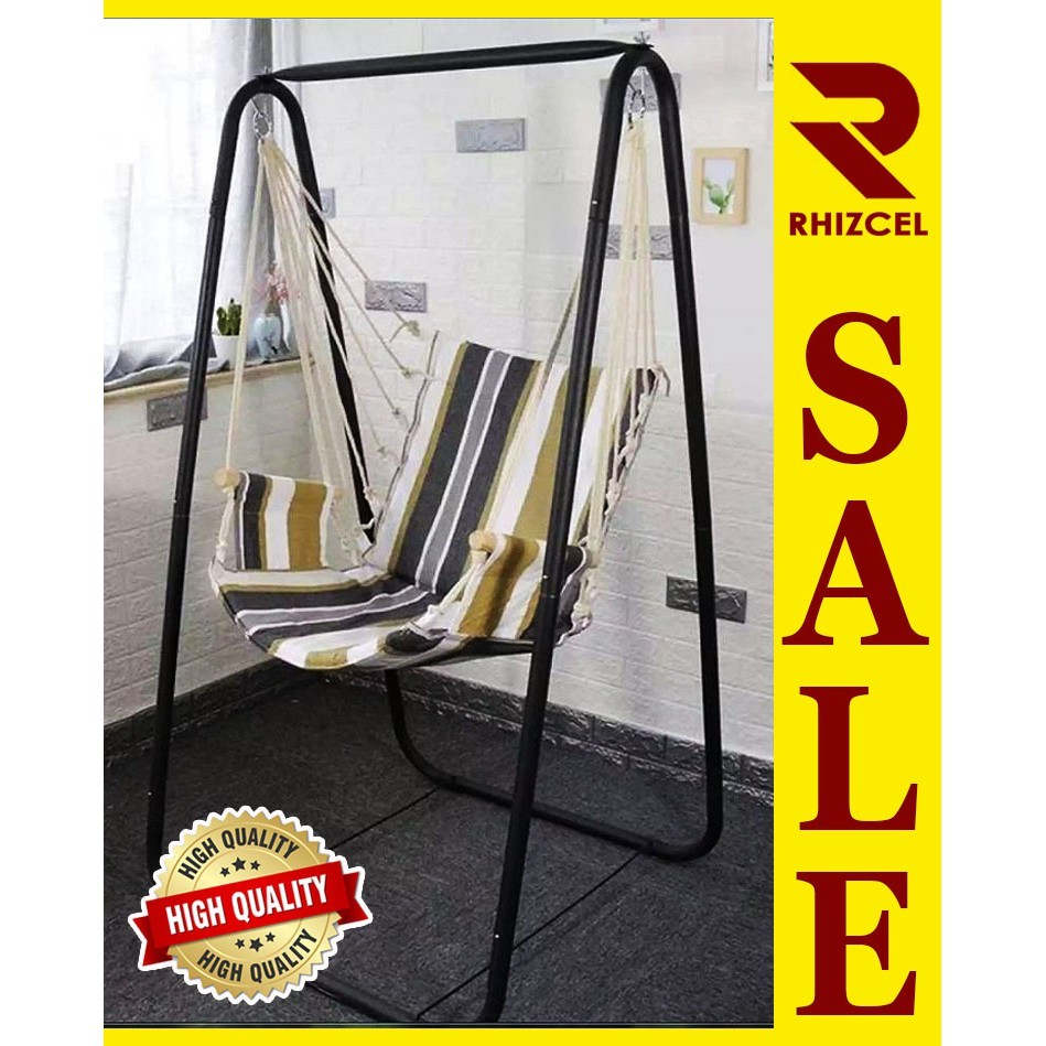 Metal Stand with FREE Adult Swing chair Hammock Duyan | Shopee Philippines