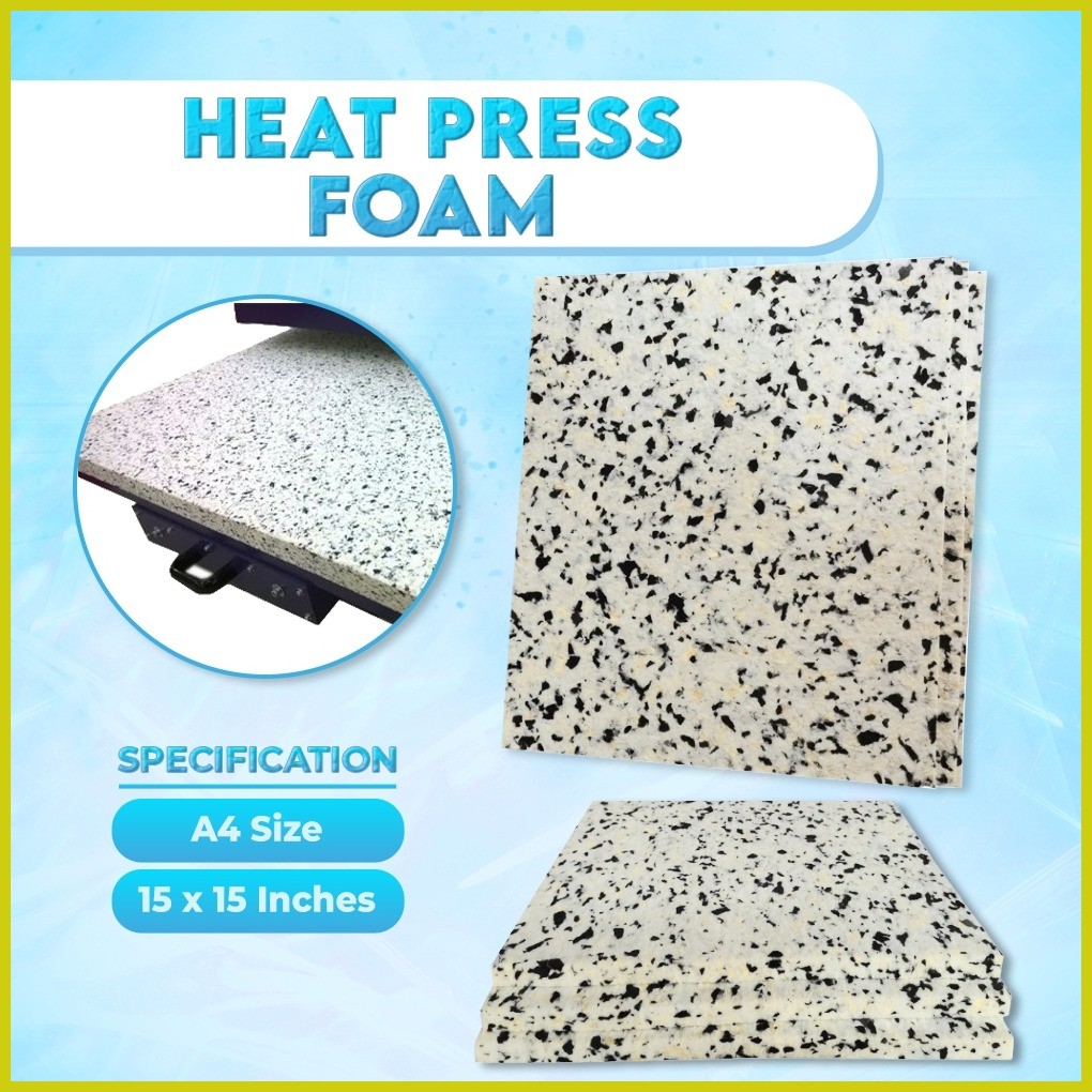 ∈ Heating Foam Pad for Heat Press A4 Size (15x15 inches) | Shopee ...