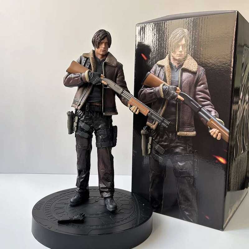 Resident Evil Leon S. Kennedy Leather Leon Anime Figure Boys Collection ...