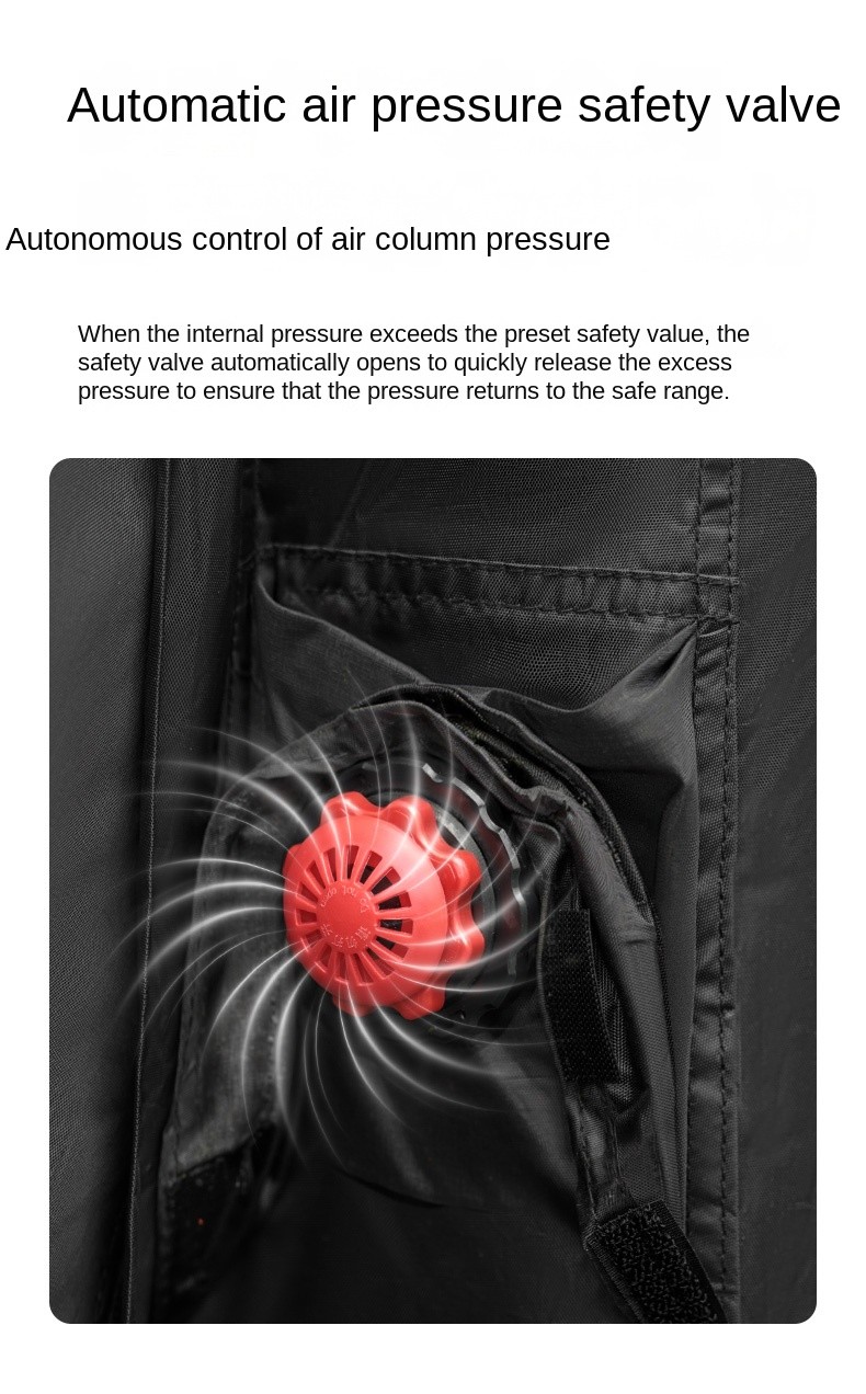 Blackdog BLACK SOAR AIR 12.0 Inflatable Cabin Style Tent 210D Black ...