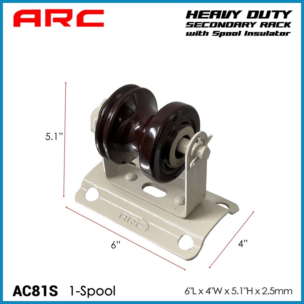 ARC Secondary Rack with Porcelain Spool Insulator for low voltage ...