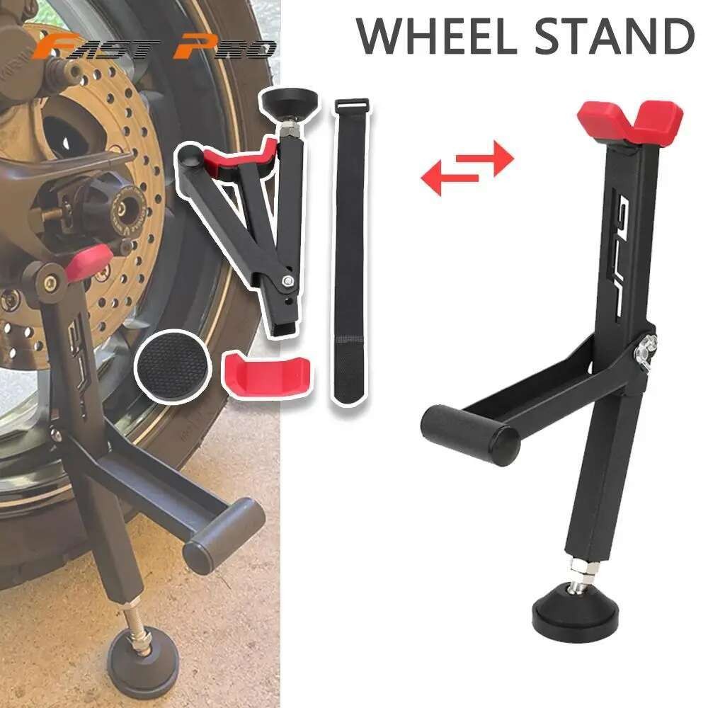 Universal Motorcycle Wheel Portable Handle Single Sided Paddock Stand ...