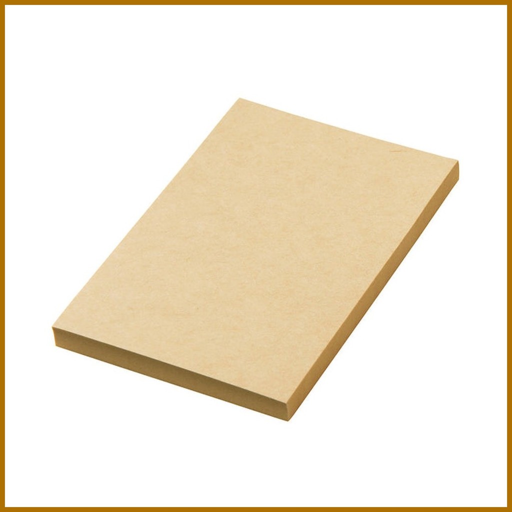 Muji Kraft Sticky Note (Authentic) | Shopee Philippines