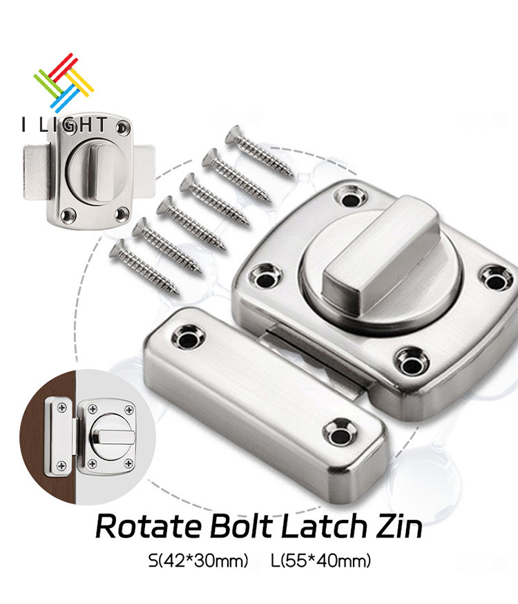 （Fast&COD）Rotate Bolt Zinc Alloy Latch Thicken Twist Lock Universal ...