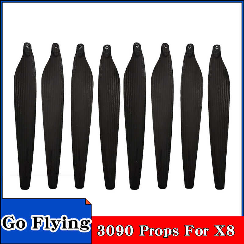 3090 Carbon Fiber Props Folding Propeller CW CCW X8 8120 Power System ...