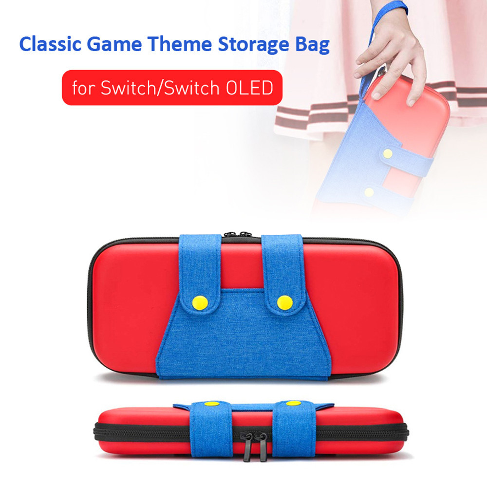 For Nintendo Switch OLED Storage Bag Mari Style Colorful Protective ...