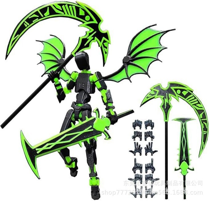 3D Printed Mannequin Dummy 13 Action Figure Death Scythe Shapeshift ...