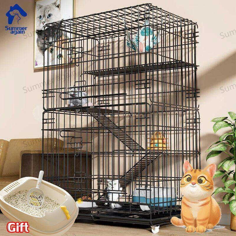 2024 \12304; bagong upgrade】Cat 3/4 Layer easy assemble Foldable Pet ...