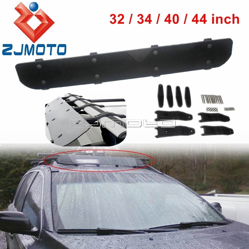 Universal b 32" 34" 40" 44" Fairings Car Roof Rack Deflector Windshield ...