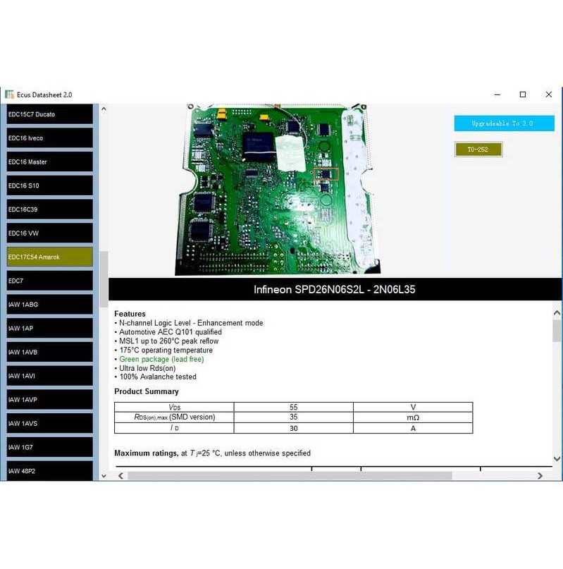 Ecus Datashet 2.0 Auto ECU Repair Software PCB Schematics With ...