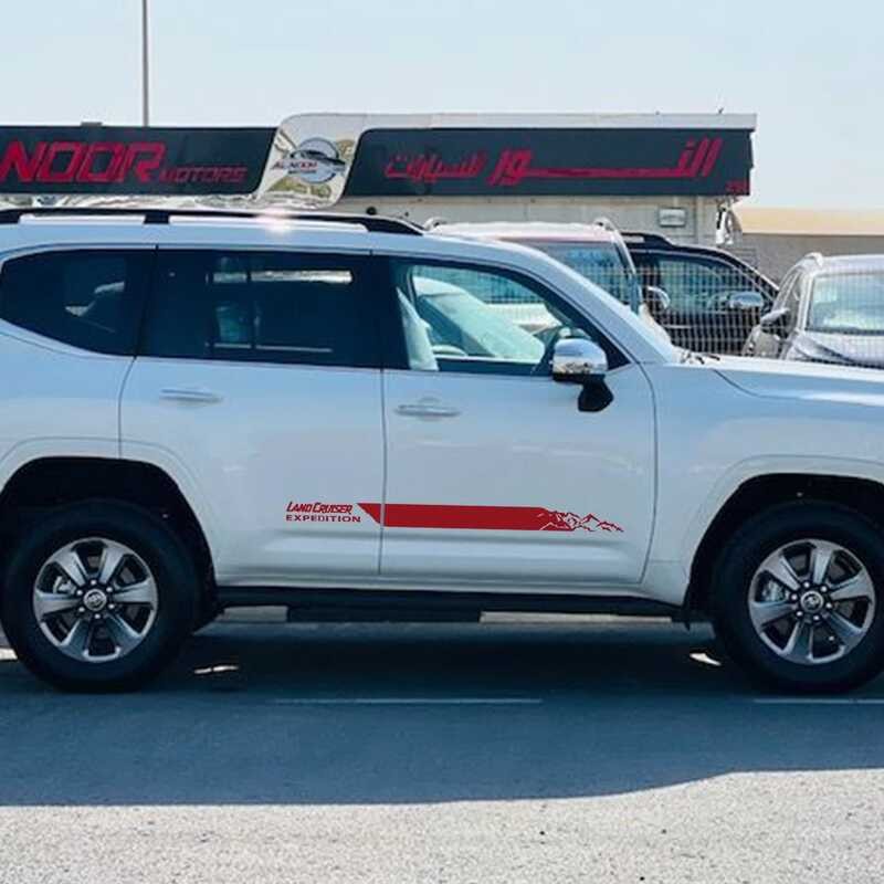 Sticker Car Para Sa Toyota Land Cruiser Cruisers Ic200 300 100 80 ZX V8 ...