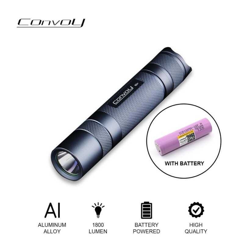 LY Convoy S2+ Na May Luminus Sst40 Flashlight Smooth Reflector Long ...