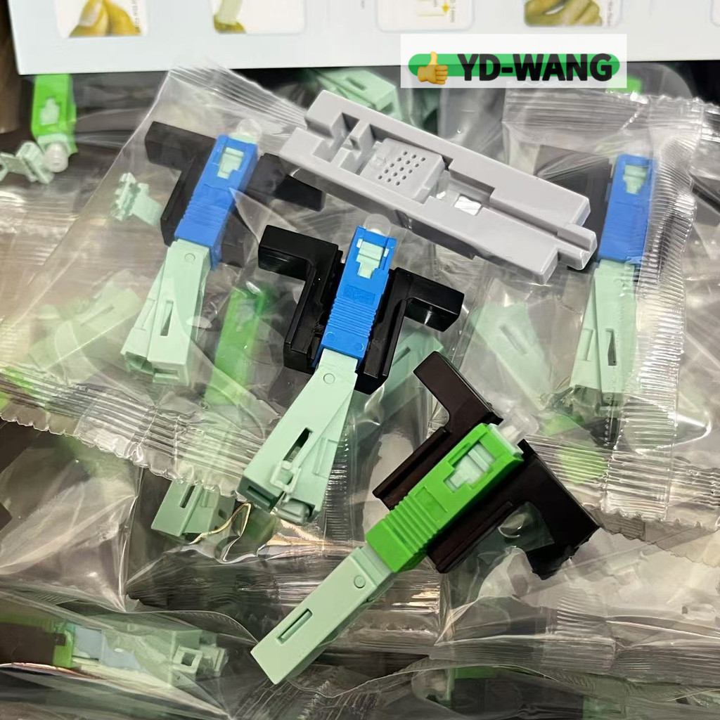 High Quality SC Connector Butterfly 53MM SC APC SM Single-Mode Optical Connector FTTH Tool Cold ...