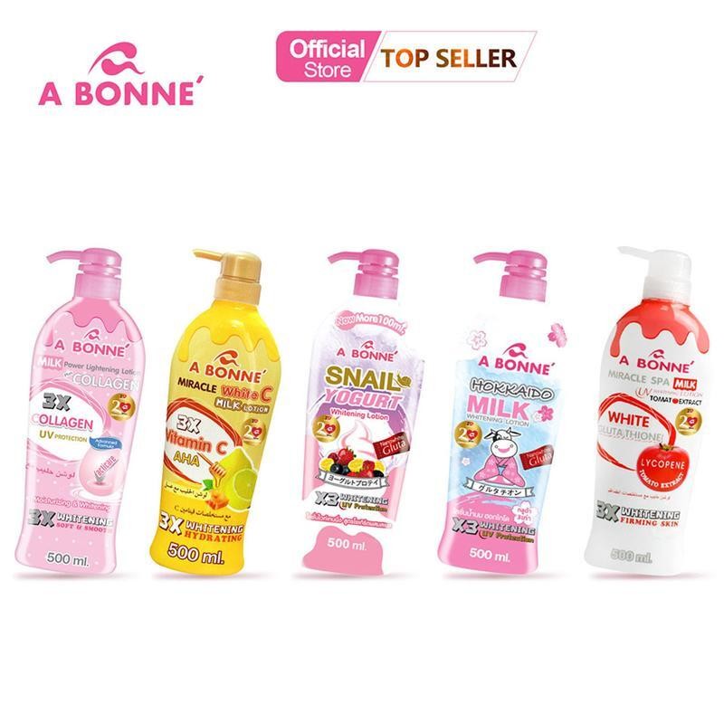 Abonne Whitening Milk Lotion From Thailand 500Ml Body Cosmetic Skin ...
