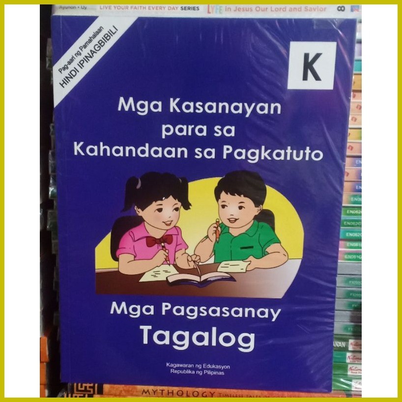 ♟ Mgae Kasanayan para sa kahandaan sa pag tuturo Kinder Tagalog ...