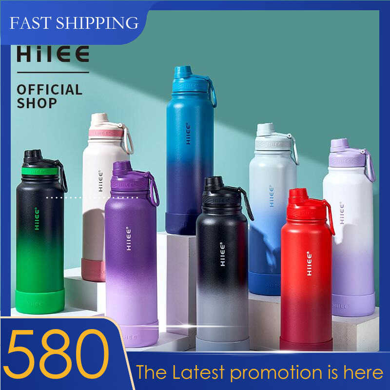 Hilee Flask Wide Mouth With Free Boot Flip Spout Lid Flexible Cap ...