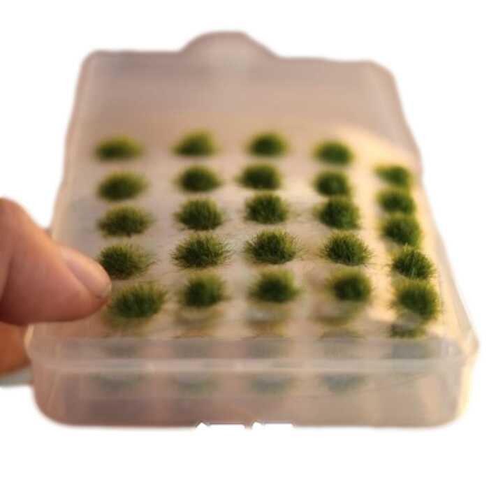 50Pcs/Box 135 187 Artificial 5Mm Static Grass Miniature Architecture ...