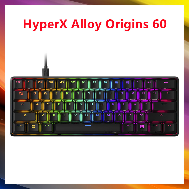 HyperX Alloy Origins 60 - Mechanical Gaming Keyboard, Ultra Compact 60% ...