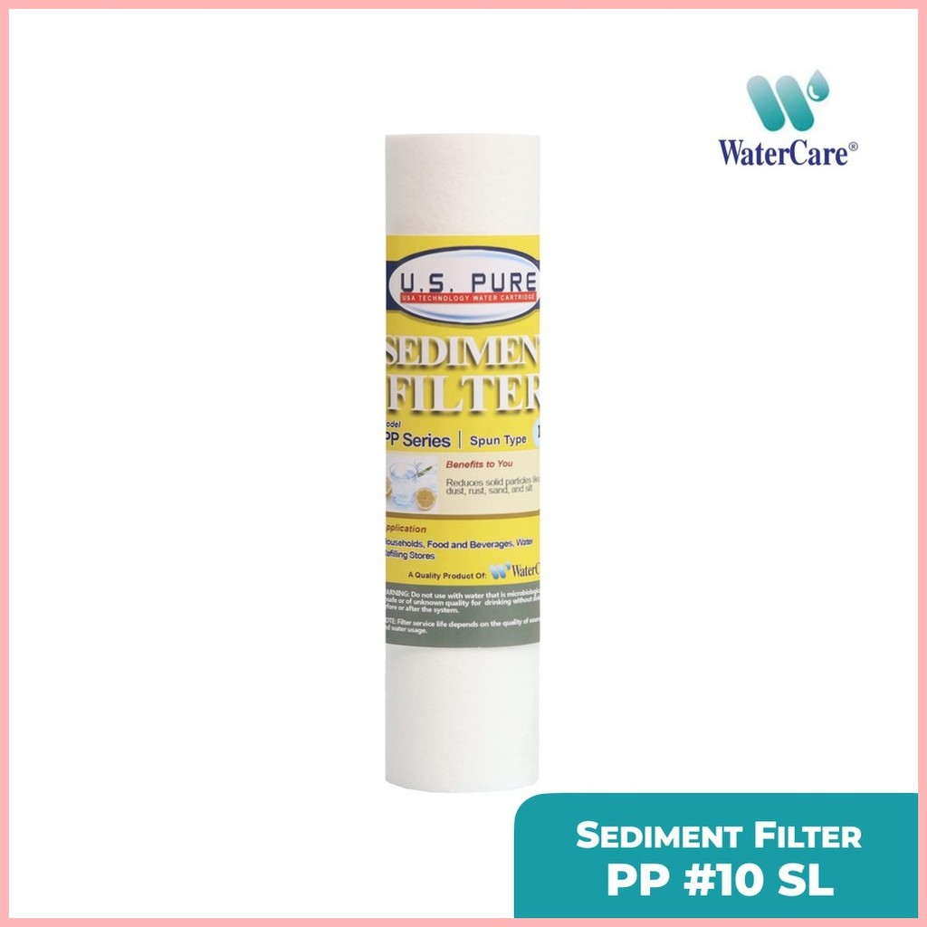 WaterCare SOLID & FIRM Sediment Water Filter - US Pure PP #10 SL (1, 5 ...