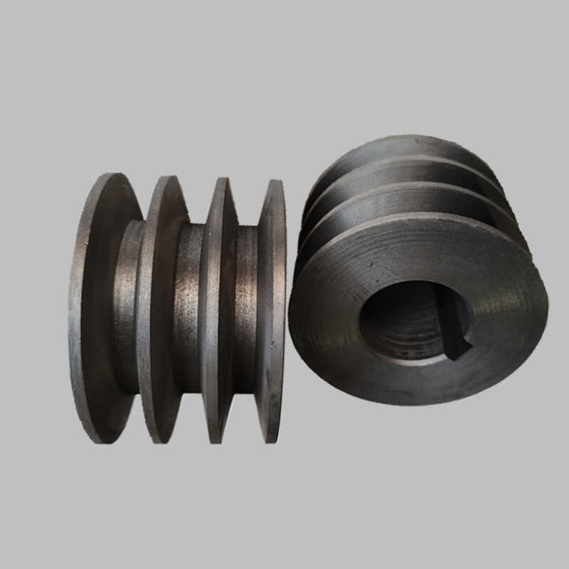 Triangle belt pulley motor wheel B-type A-type three groove cast iron ...