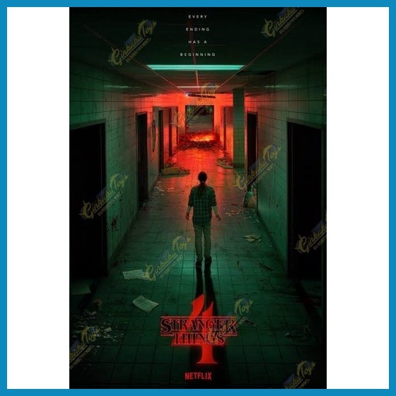 Stranger Things 4 Wall Poster Character Poster ELEVEN DUSTIN MAX STEVE ...