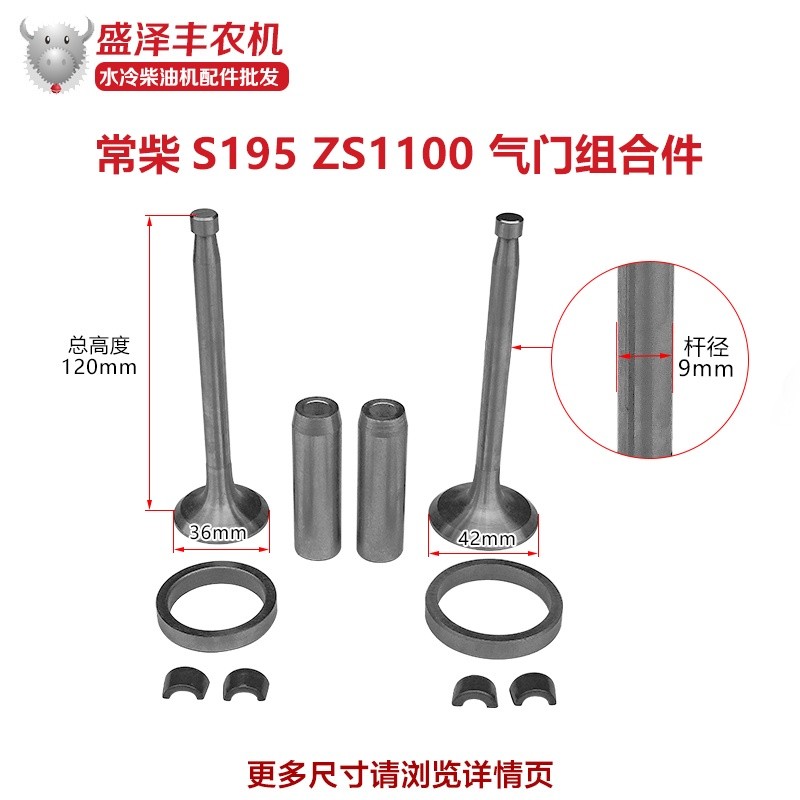 Changchai Jiangdong Changfa Water-cooled Diesel Engine Parts Valve Four ...