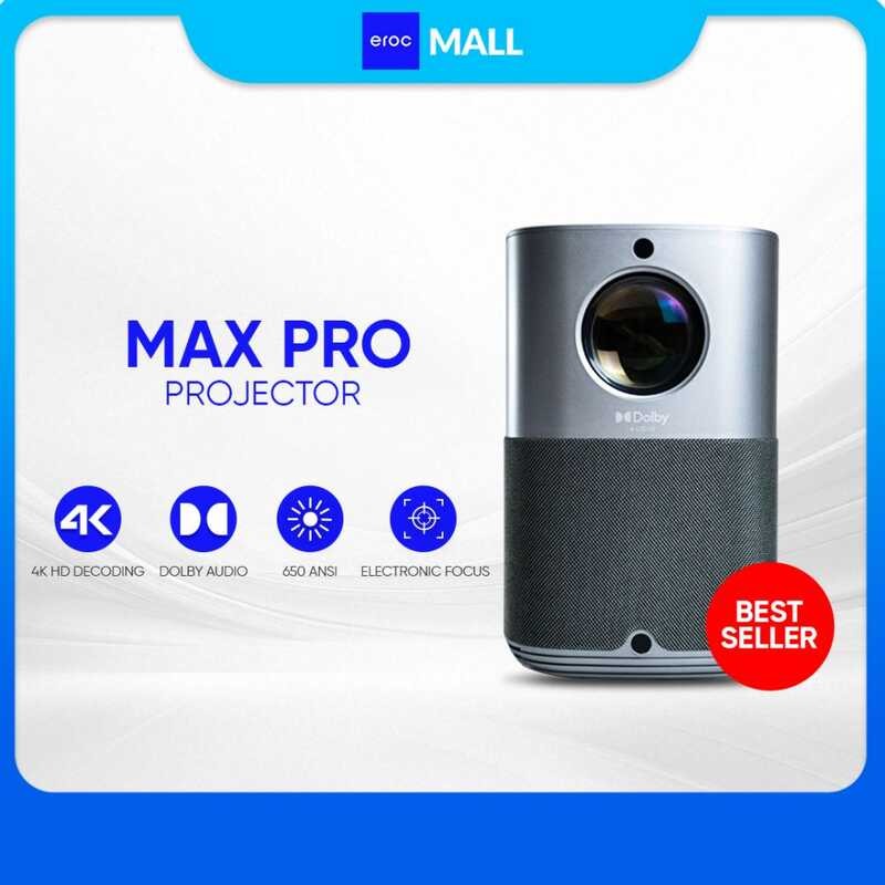 [Hot] Eroc Max Pro Projector Auto Focus 1080P 4K Decoding 650 ANSI ...