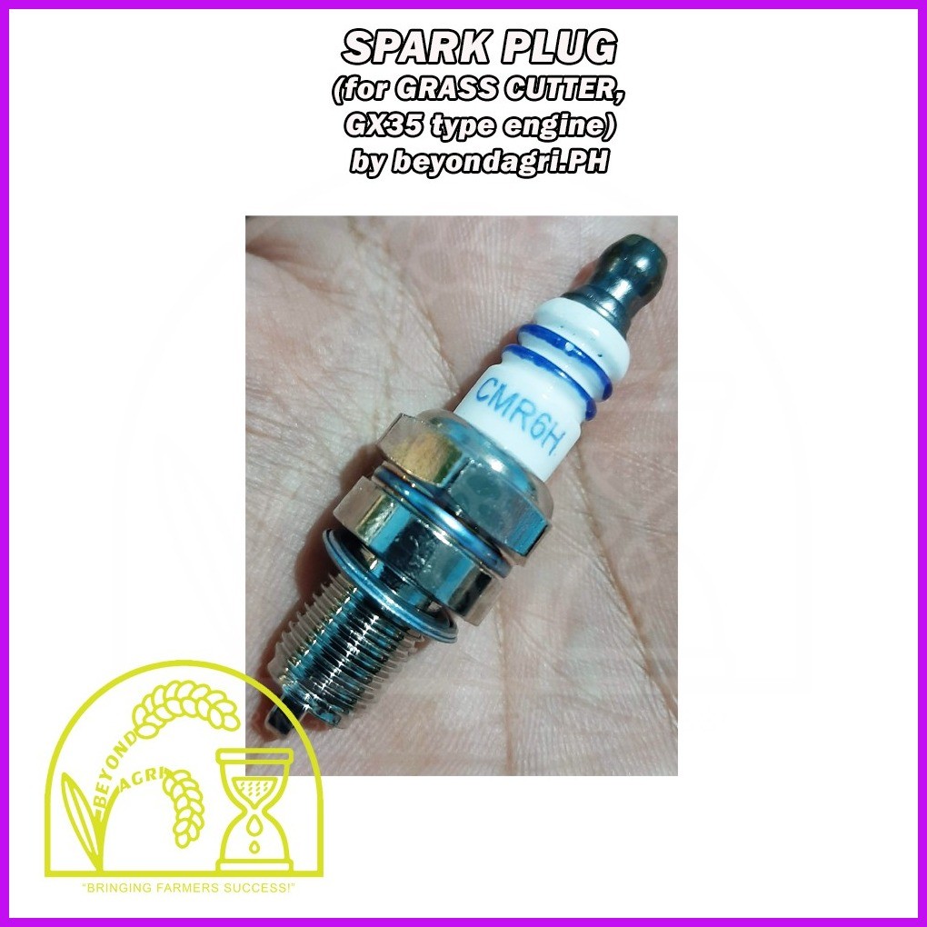 SPARK PLUG for GRASS CUTTER GX35 type engine | Shopee Philippines