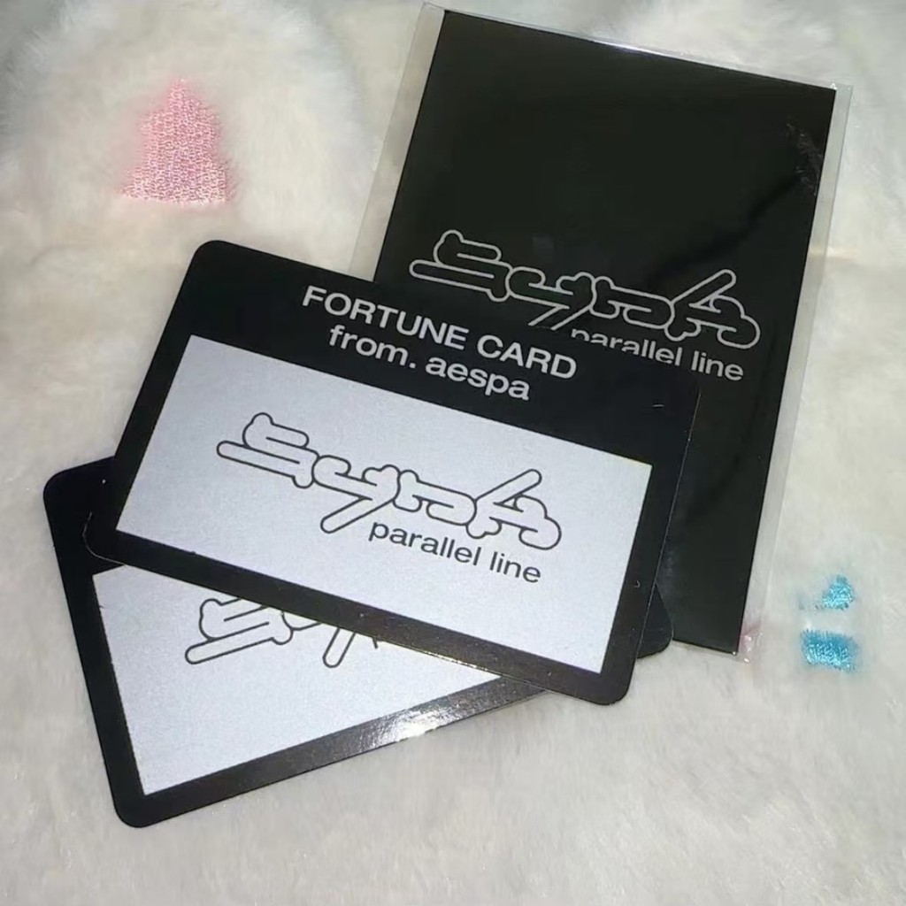 2psc Kpop Idol Aespa "2024 Aespa LIVE TOUR - SYNK: Parallel Line - Seoul" Scratch Photo Card ...