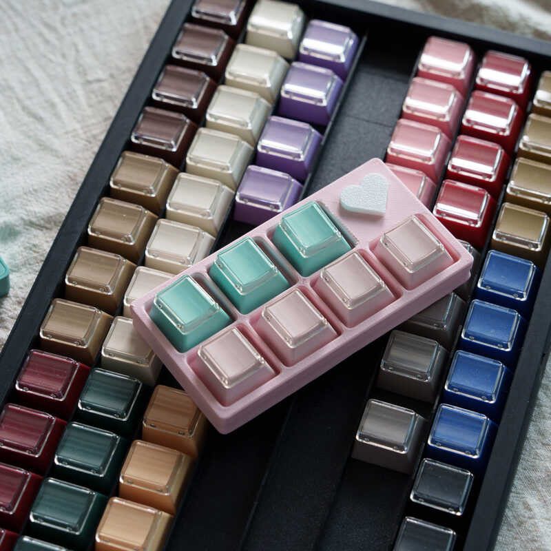 PBT Keebox PC Cherry Profile R4 nical Keyboard DIY Blank Mixed Lights ...