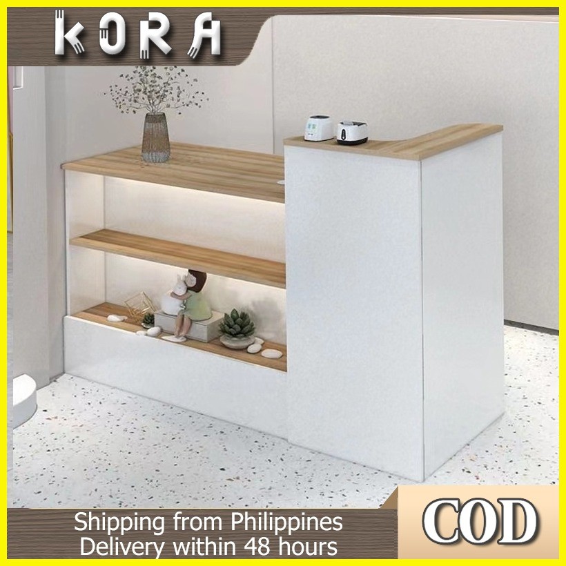 ♟ ☫ Supermarket counter table cashier table Convenience Store Reception ...