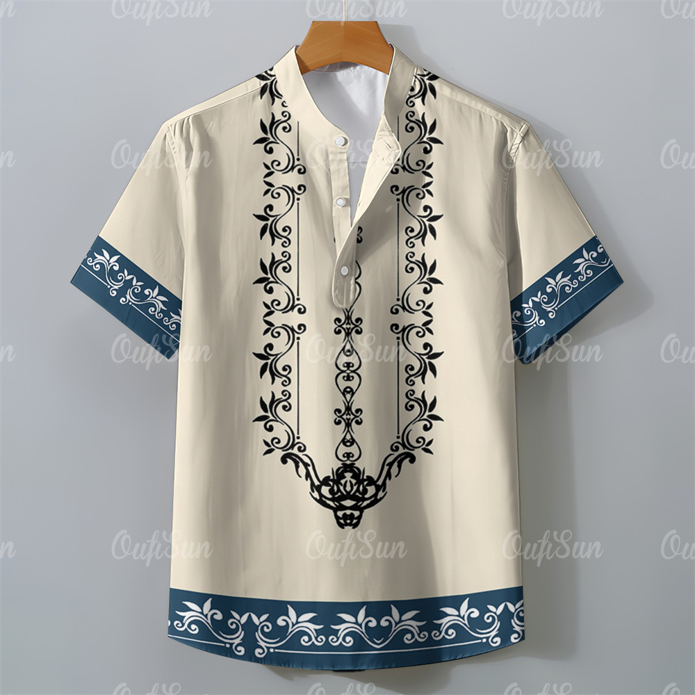️Shopee Guaranteed |【Local Delivery】Summer Outfit for Men Ethnic Style ...