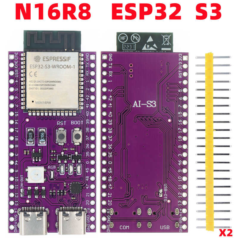 ESP32-C3 ESP32 AI-C3 ESP32-C3-DevKitM-1 ESP32-C3-MINI-1 AI-S3 ESP32-S3 N16R8 ESP32-S3-DevKit C ...