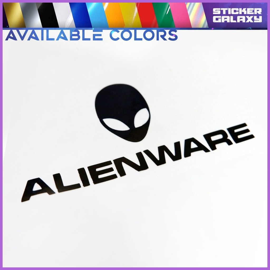 ∆ ALIENWARE PC gamer vinyl sticker decal for pc case, laptop, phone ...