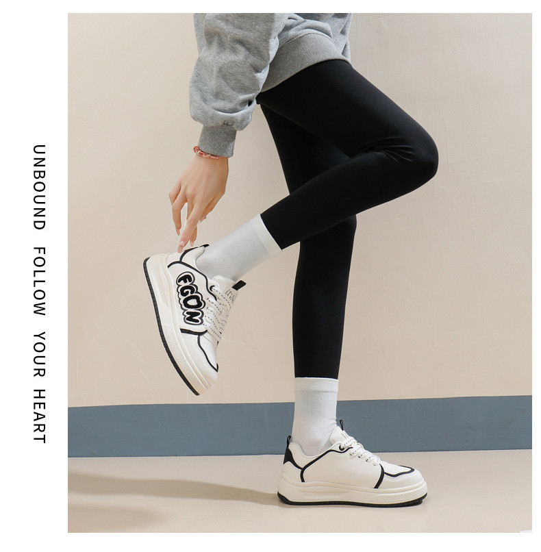 2025 Spring White Shoes Korean Version Trendy Sneakers Ladies Daily ...