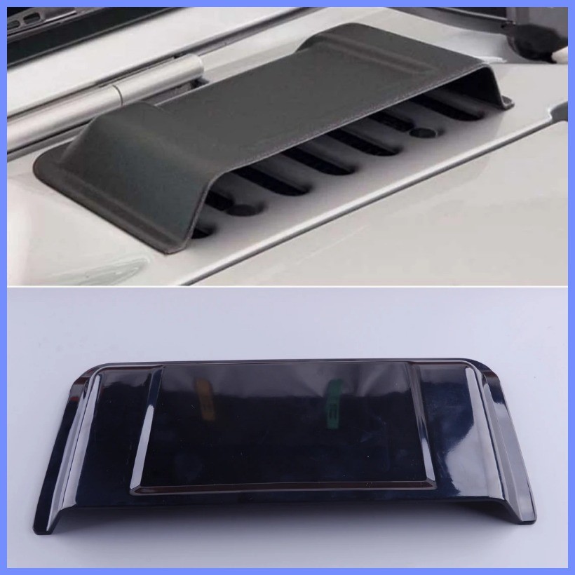 Hood Air Intake Vent Scoop Rain Cap Shield Cover Fit for Jeep Wrangler ...