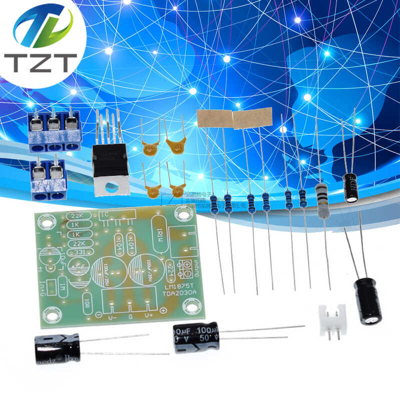 DIY kit LM1875T single channel fever grade amplifier board speaker ...