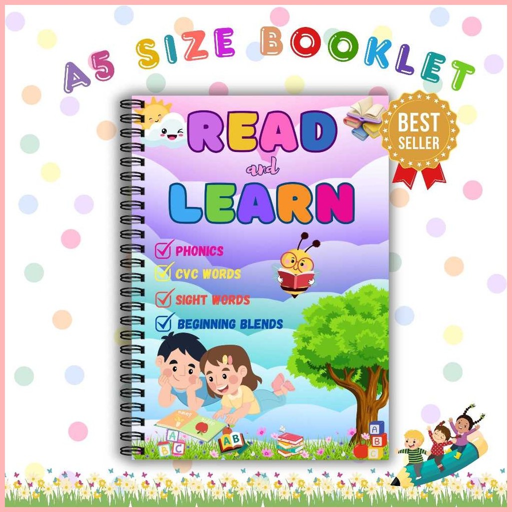 Read and Learn (Phonics, CVC Words, Sight Words, Beginning Blends ...