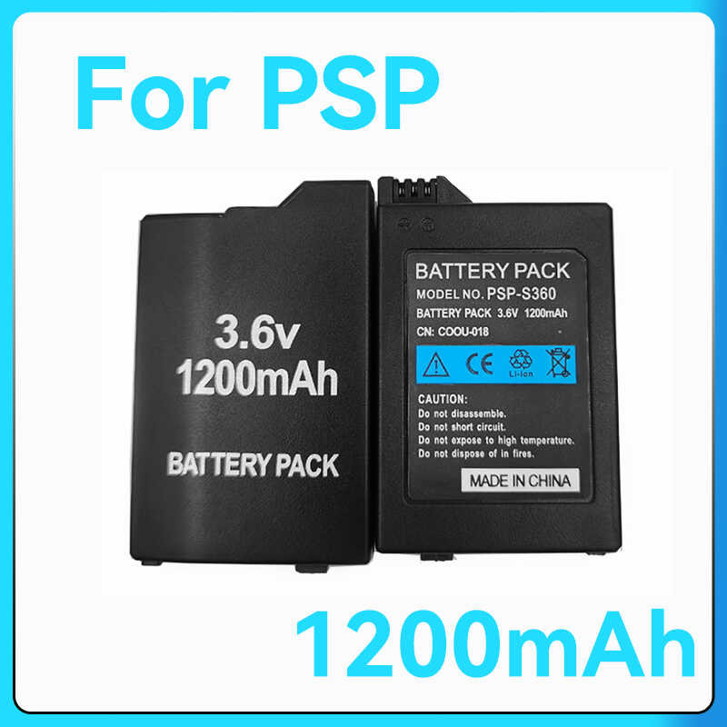 1200mAh 3.6V Power Bateria Battery Pack for Sony 2000 PSP 3000 ...