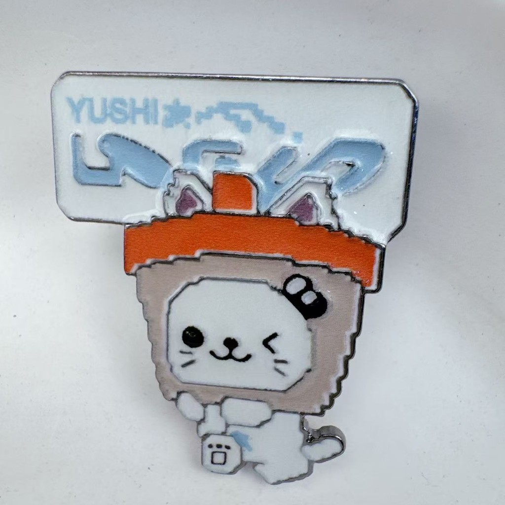 Kpop NCT WISH Flash Cartoon Milk Tea Cat Oil Drop Brooch Idol ...