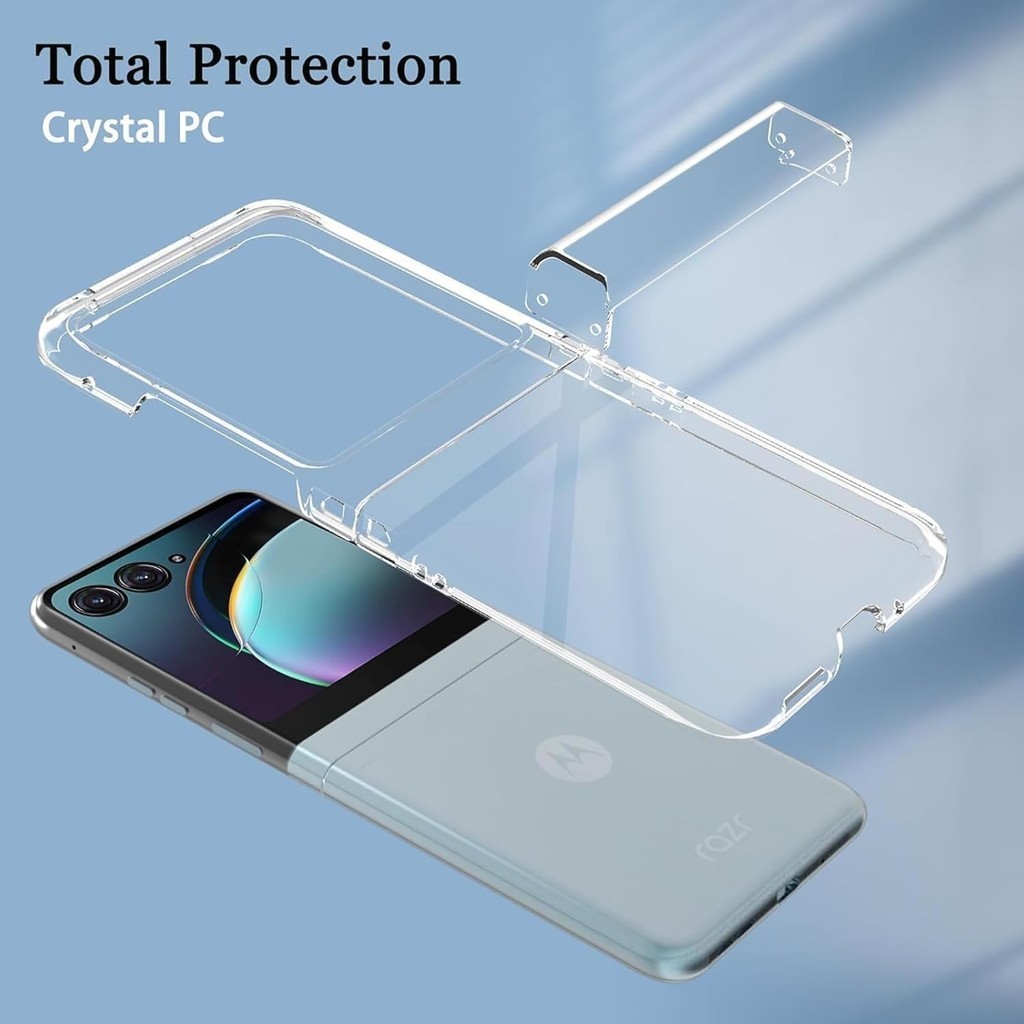 Clear Case with Hinge Protection for Motorola Razr 60 Ultra Razr 50 ...