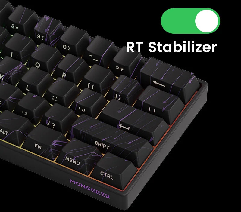 FUN60 Ultra Mechanical Gaming Aluminum Keyboard Magnetic Switch Rapid ...