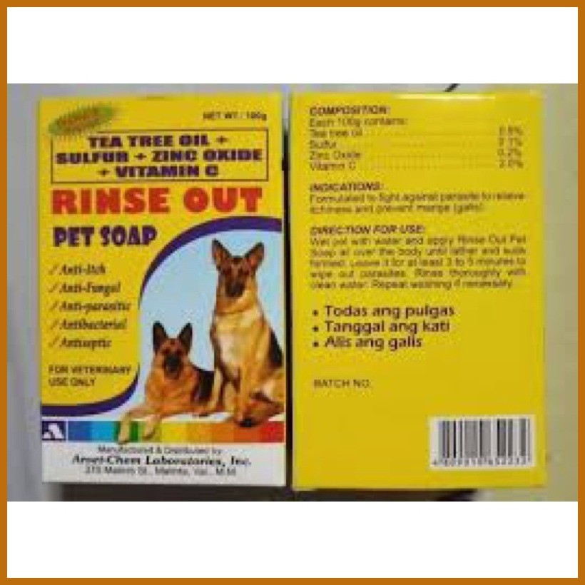 RINSE OUT PET SOAP 100g | Shopee Philippines