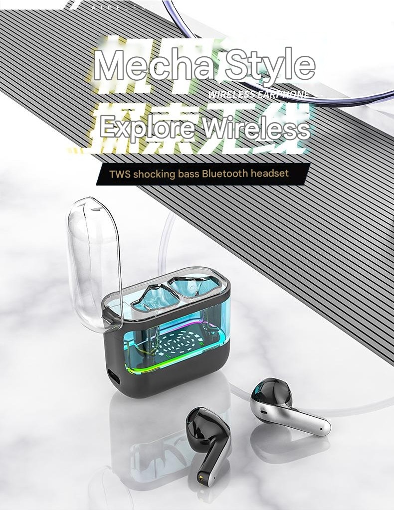 DX-29 Noise Cancelling Headphones Low Latency Gaming Tws with Breathing ...