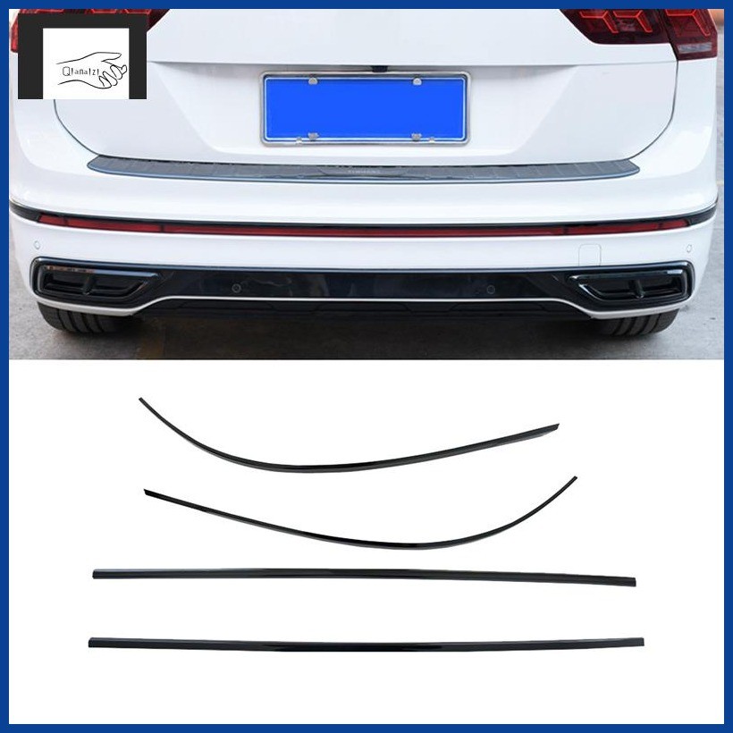 Car Rear Bumper Trim Exterior Back Lip Protection Rear Bumper ...