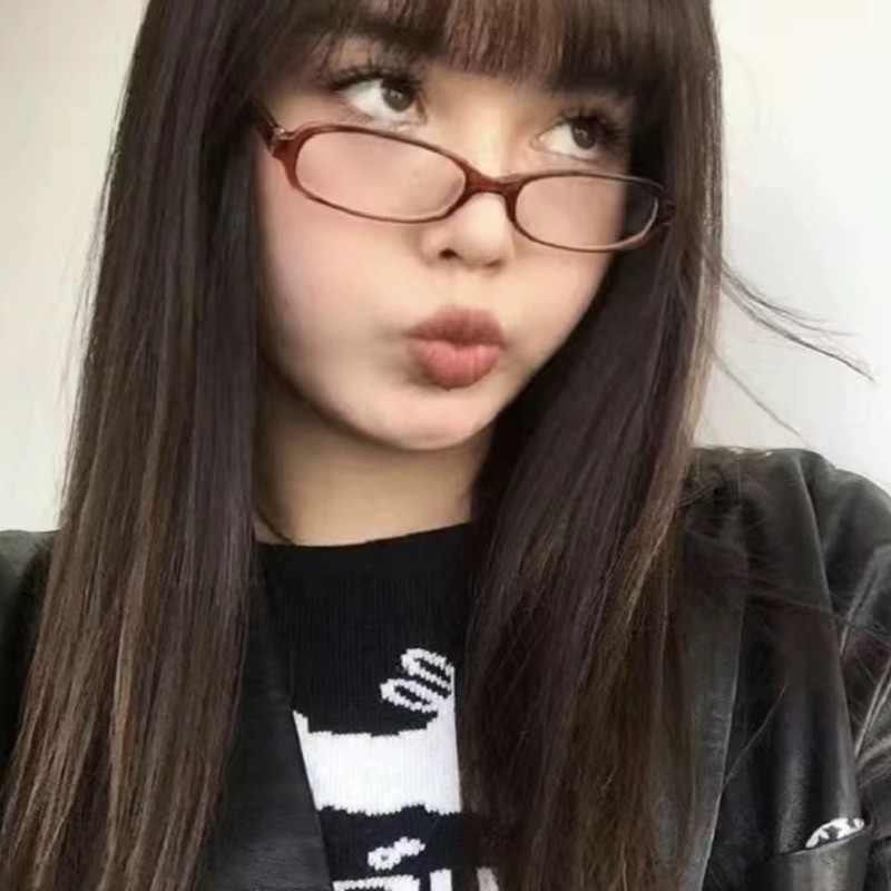 Y2K Spice Girls Narrow Frame Anti Blue Light Eyeglasses for Women Retro ...