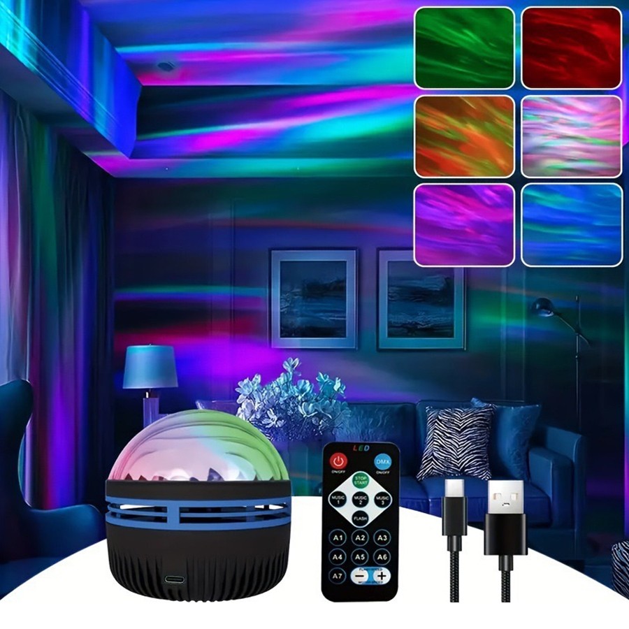 Aurora borealis night light bedroom light Colorful Galaxy Light ...