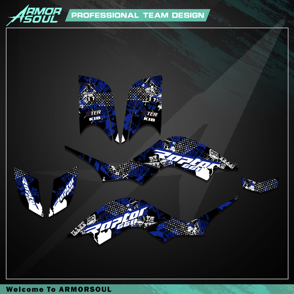 for Armorsoul Yamaha RAPTOR 660 YFM660 YFM 2001-2005 ATV Full Fairing ...